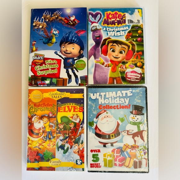 Media | Kids Holiday Collection Bundle Of 4 Dvds | Poshmark